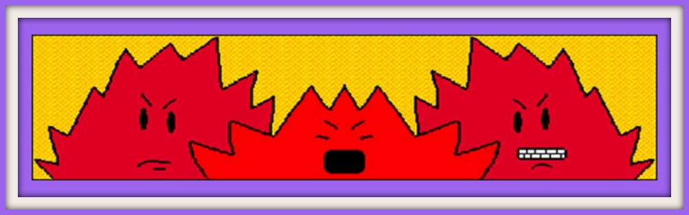 anger purple 2 museum matte frame